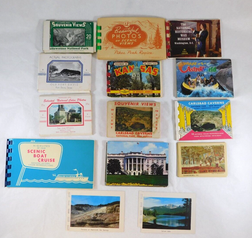 9 Souvenir Mini Scenic View Photo Books Packs Vintage Loose Photos ...