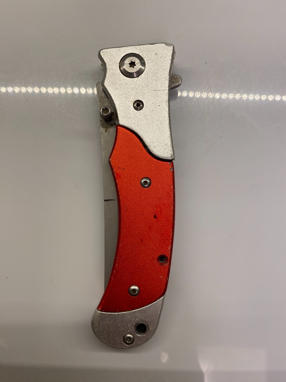 Pocket Knife Platinum Series Large Red Folding Knife 8 inches | eBay