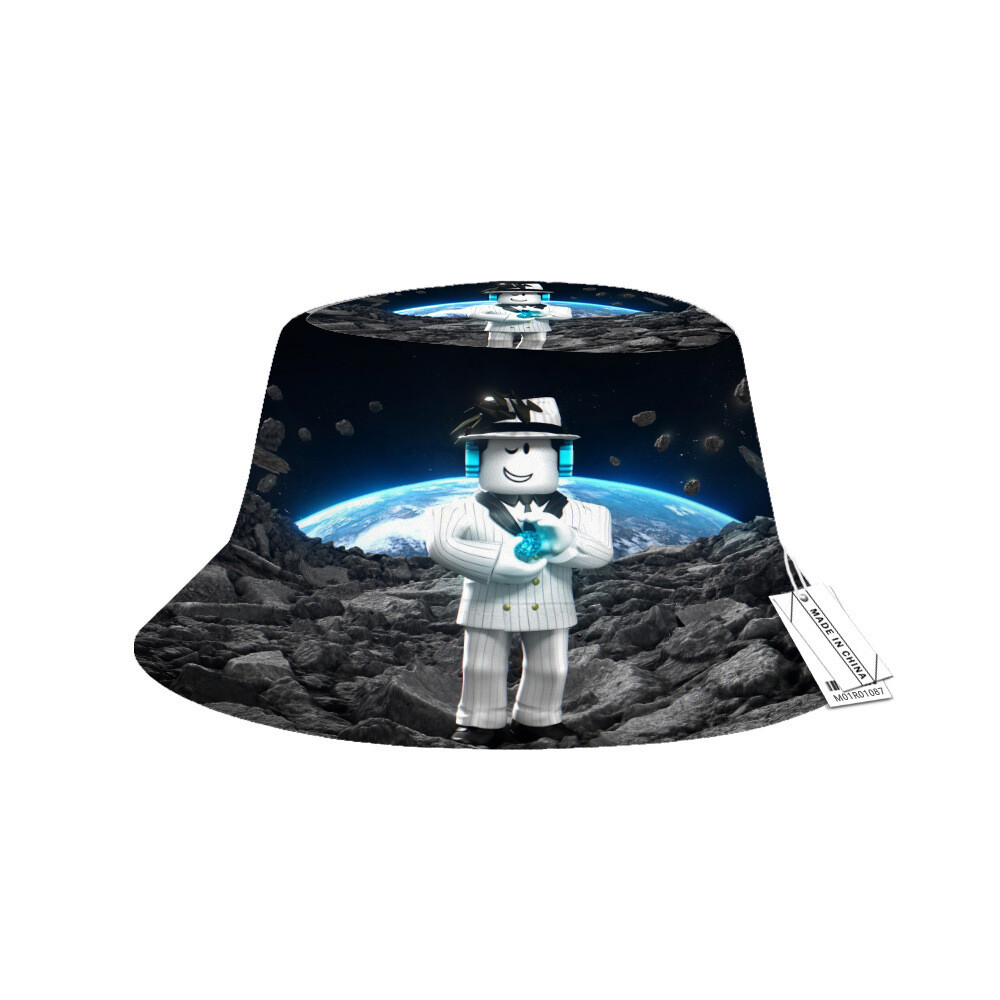 Print Design Roblox Characters Bucket Hat Unisex Summer Fisherman Cap ...
