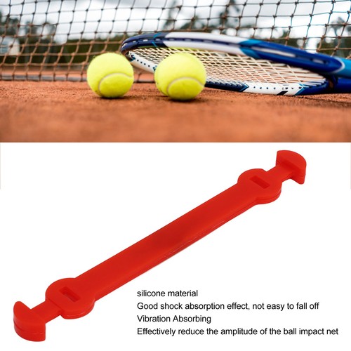 6 Pcs Tennis Racket Vibration Dampeners Long Buckle Tennis Racquet ...