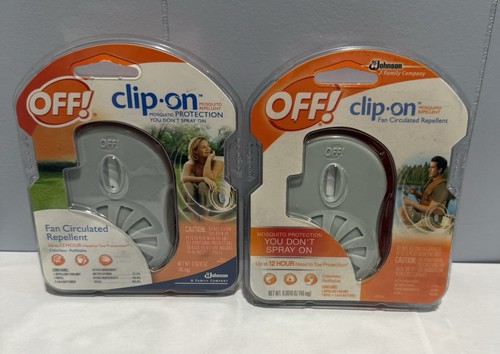 Off Clip On Mosquito Repellent Fan Circulated(2) Packs- Brand New ...