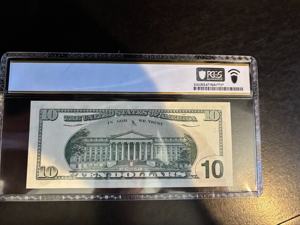 DBR 2003 $10 FRN Boston STAR Fr. 2037-A* SupGem PCGS-B 67 PPQ Serial ...