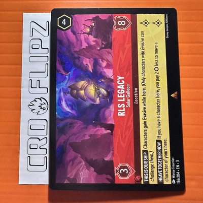 Disney Lorcana Into The Inklands #136 RLS Legacy Solar Galleon Location ...