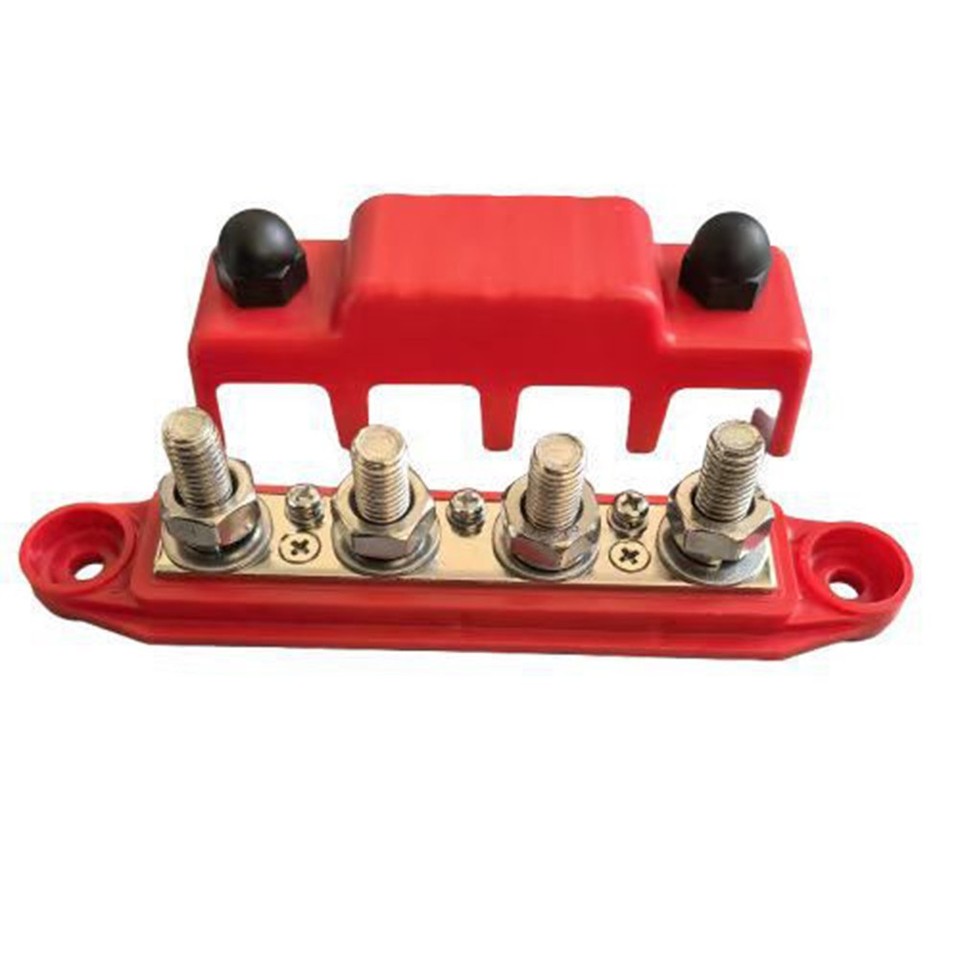 Heavy Duty Bus Bar 12V 48V DC 250 Amp Power Distribution Block for Boat ...