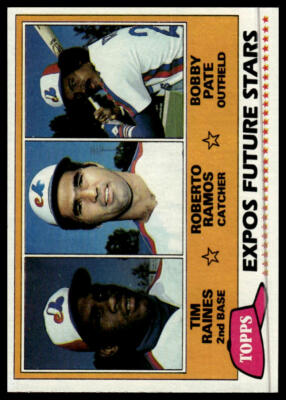 1981 Topps #479 Expos Future Stars (Tim Raines / Roberto Ramos / Bobby ...