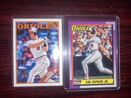 2025 Topps Cal Ripken Jr 1990 #T90-59 Pink Parallel & 2023 1988 35th ...