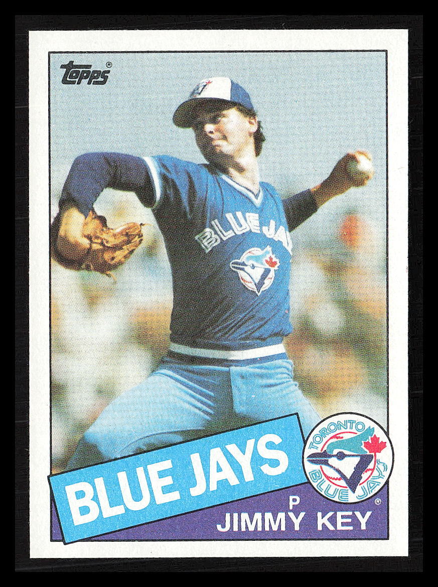 Jimmy Key 1985 Topps #193 Toronto Blue Jays | eBay