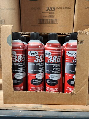 Camie 385 Screen Printers' WEB Spray Adhesive, 20 oz Aerosol, 12/Case ...