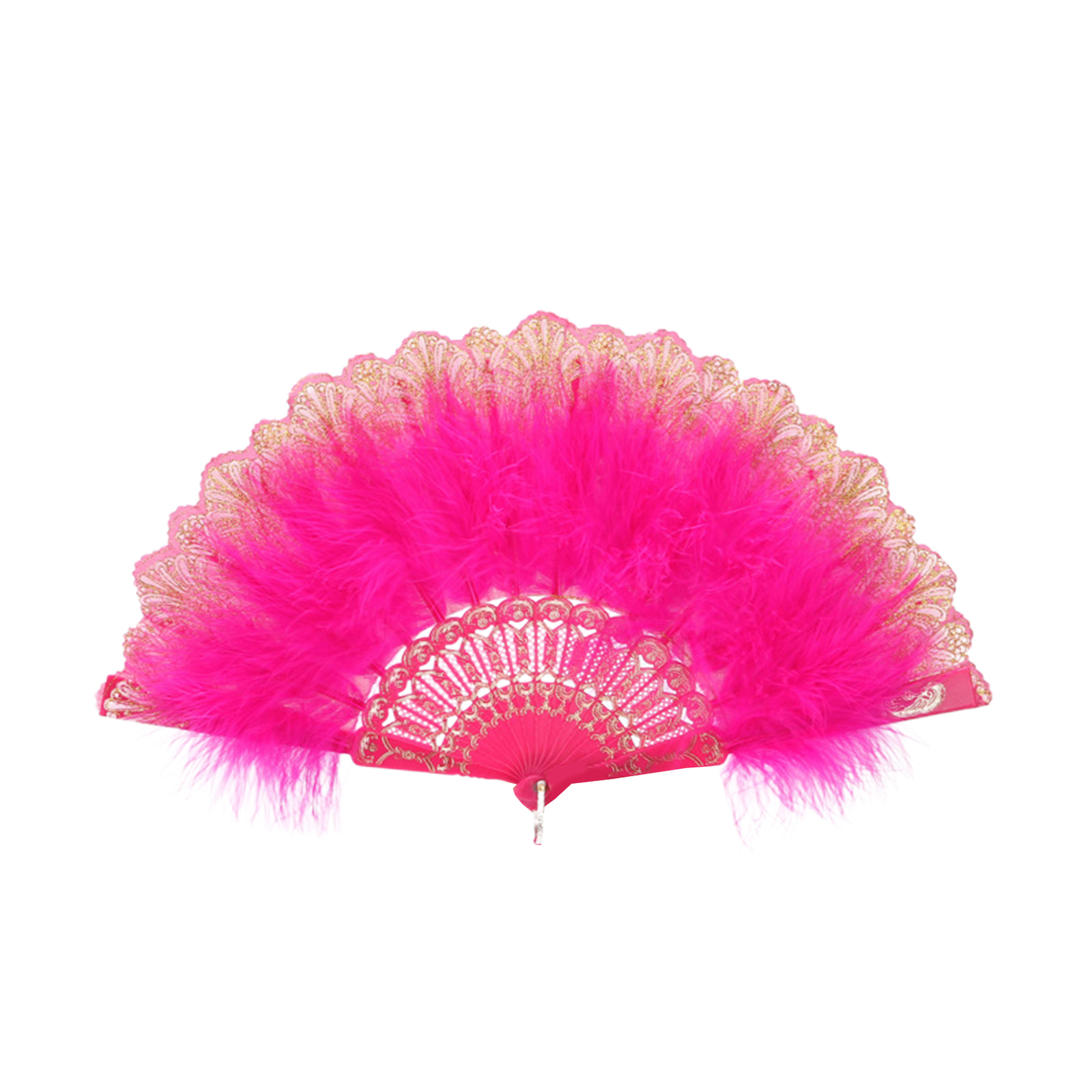 Feather Fan Tassel Design Decorative Feather Hand Fan Dancing ...