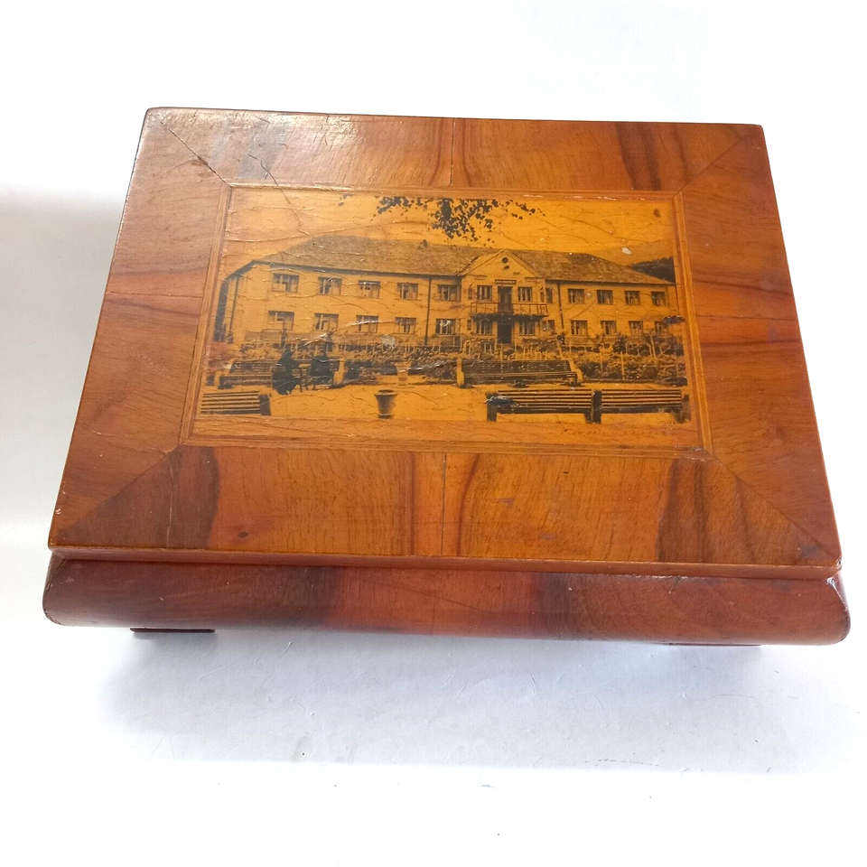 Antique 19th Century Victorian Jewelry Wooden Box Storage Box Handmade ...