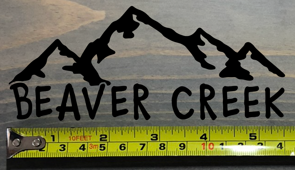 Beaver Creek Decal Sticker 5.5" Colorado Ski Mountain Vail Breckenridge ...