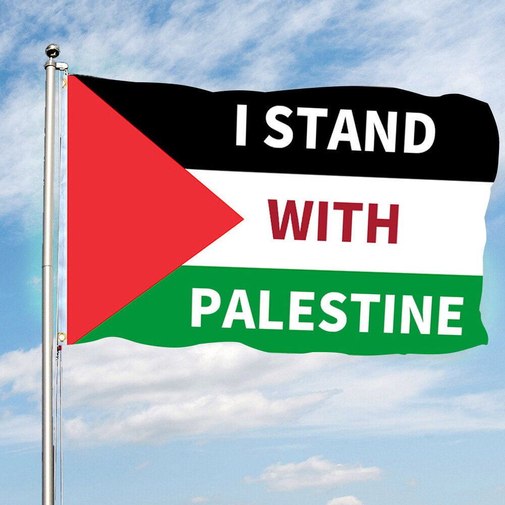 Decorative Flag Double Stitching Hanging Square Flag for Patriots ...