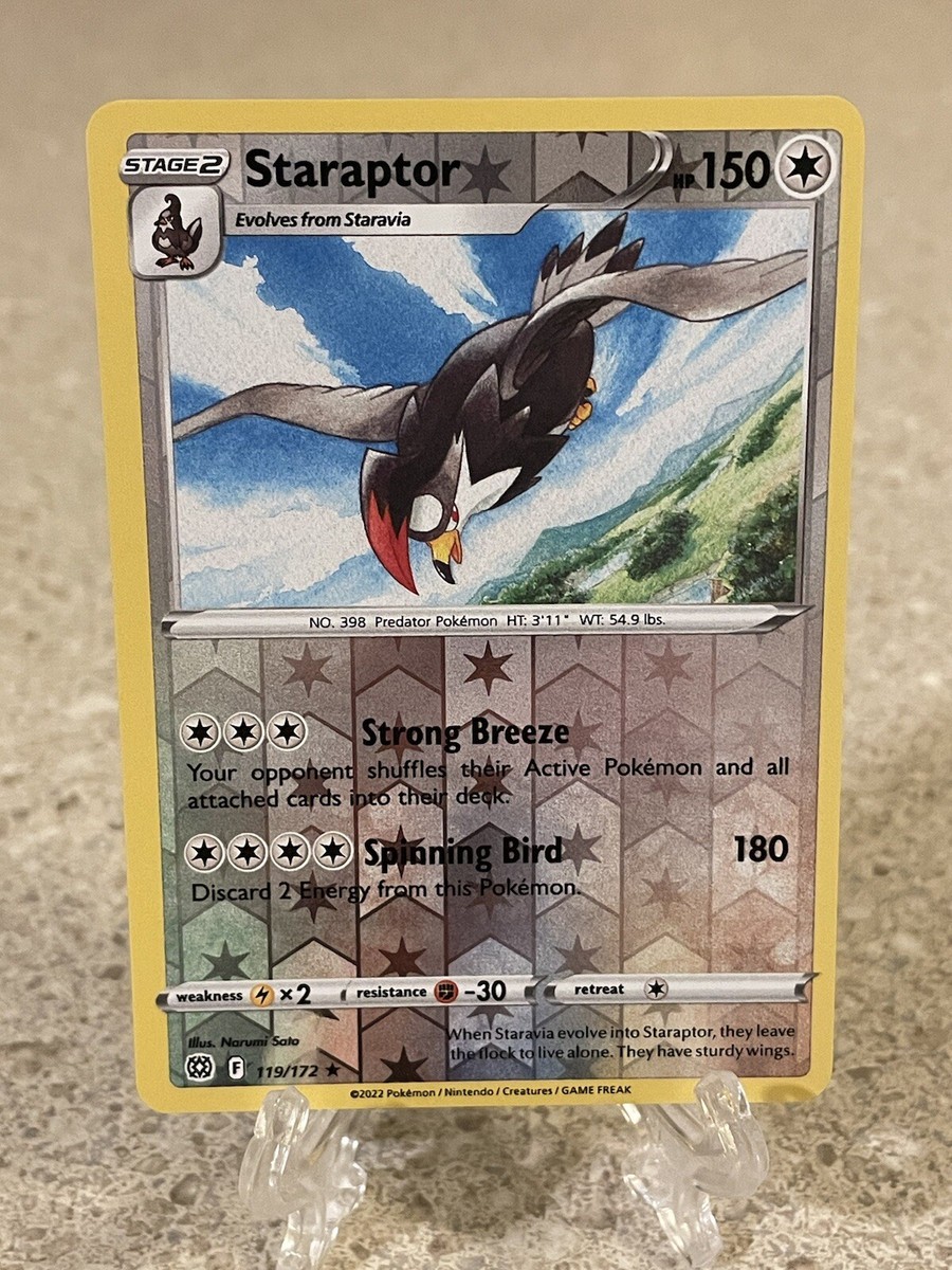 Staraptor Brillante Pokemon Trading Card Game 119/172 Staraptor
