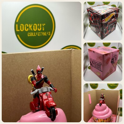 Mattel Hot Wheels Marvel Deadpool and Scooter Happy Birthday SDCC 2021 ...