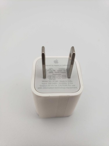 New Genuine Apple USB Charging Plug Power Adapter for iPhone 5W Bulk ...