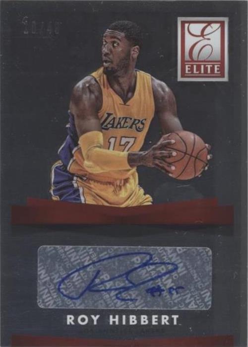 2015-16 Panini Donruss - Elite Signatures Roy Hibbert #ES-RHB /49 (AU ...