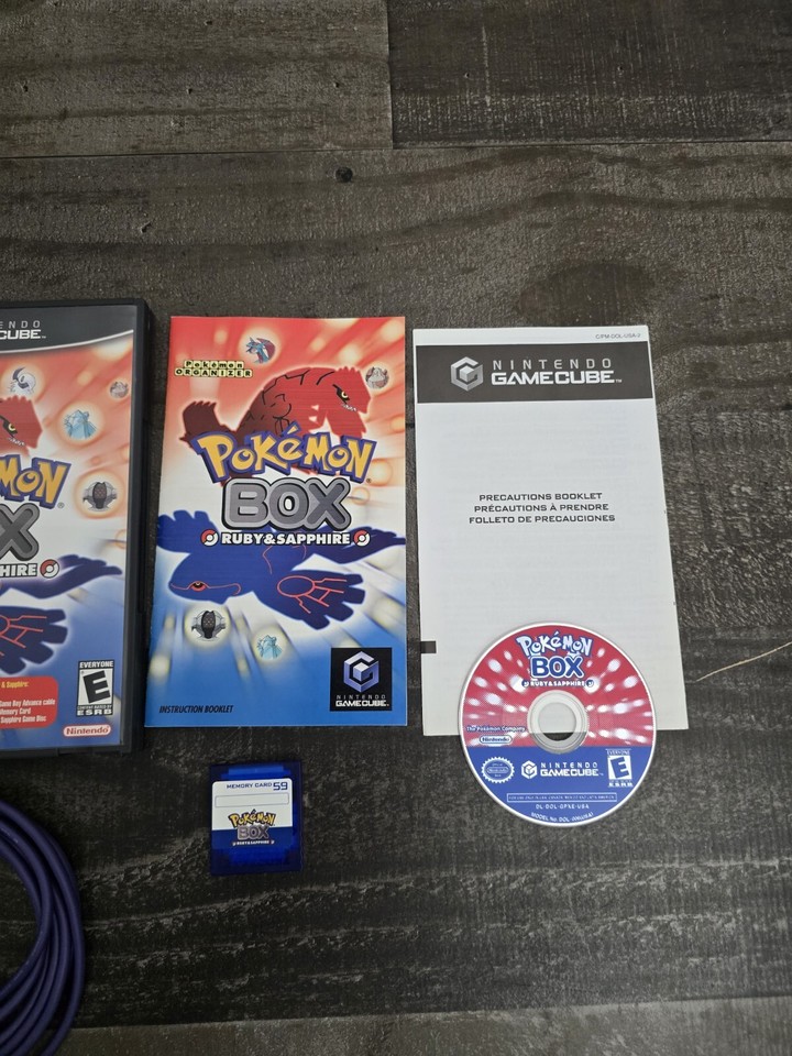 Pokémon Box Ruby & Sapphire [Big Box Variant] - (Nintendo Gamecube ...