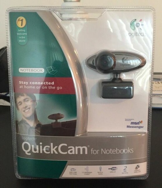 Logitech QuickCam for Notebooks Webcam Laptop Skype 961404-0403 * for ...