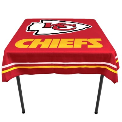 Kansas City Chiefs 48" Table Cloth Overlay | eBay