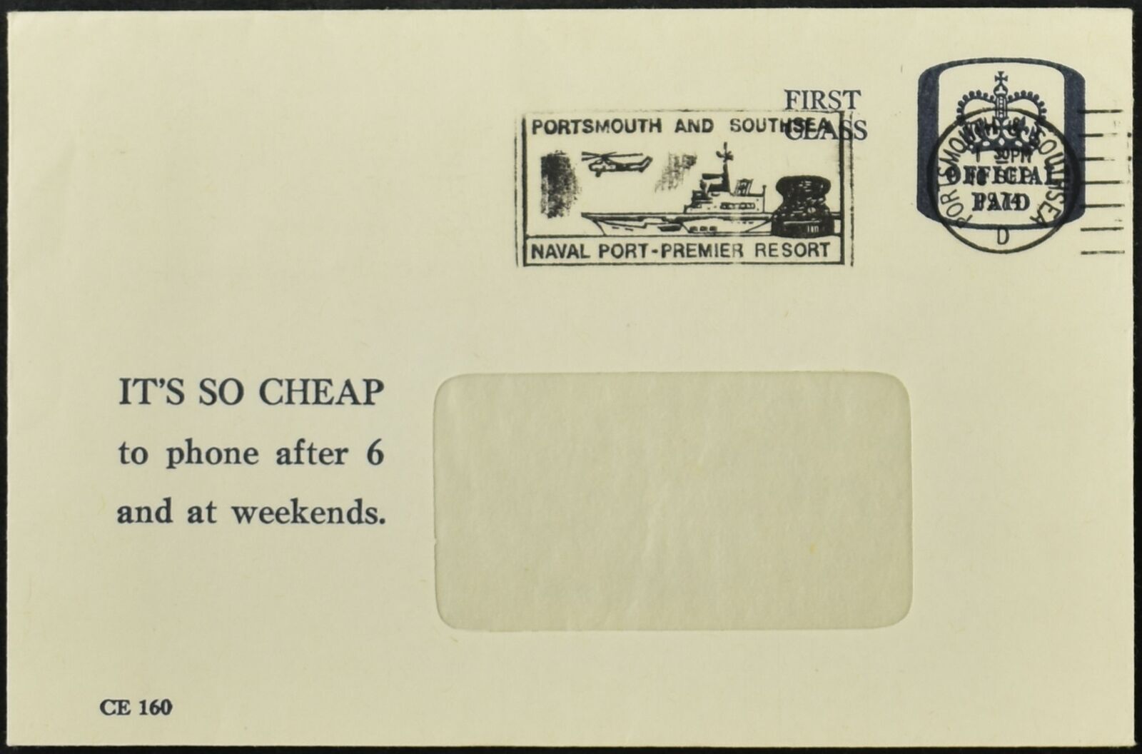 GB 1974 Portsmouth & Southseas Naval Port Slogan Cover #C53949 | eBay UK