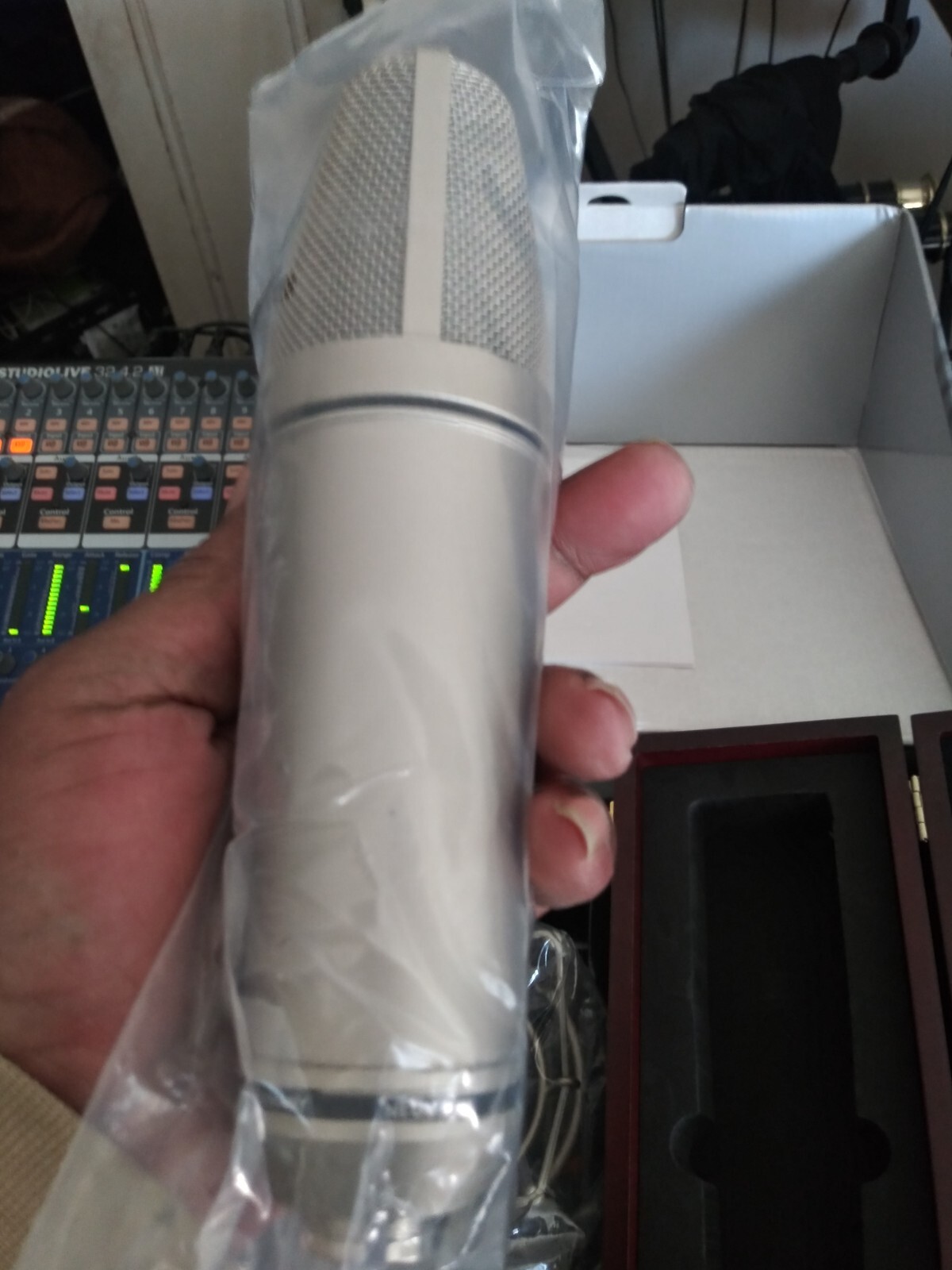 Neuman U87 large Diaphragm Condenser Microphone Set 639476315532 | eBay