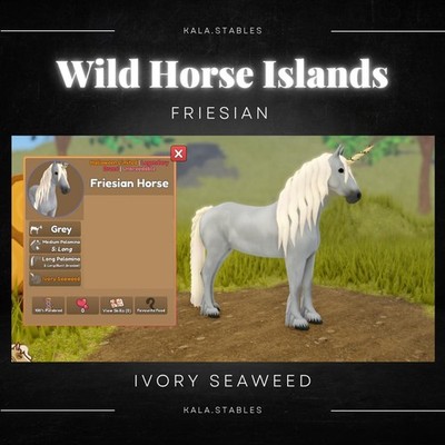 Island Unique Hair - Friesian Ivory Seaweed IUH | eBay