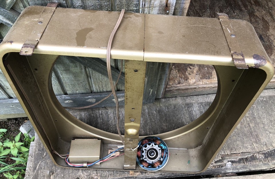 Vintage Frigid 20" Box Fan Model P20 With Thermodial Metal Blades FOR ...