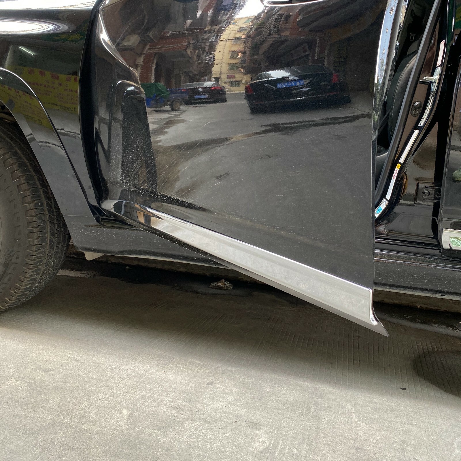 ABS Chrome Car Side Door Body Moulding Strips Trim For Toyota 4Runner ...