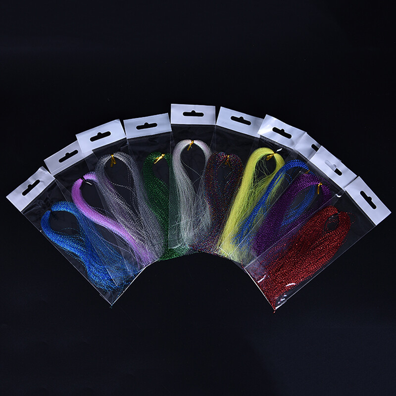 200Pcs Crystal Flash Fly tying material Krystal Fishing Lure Tying ...