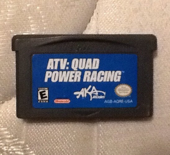ATV QUAD POWER RACING Gameboy Advanced GBA Acceptable 21481523024| eBay