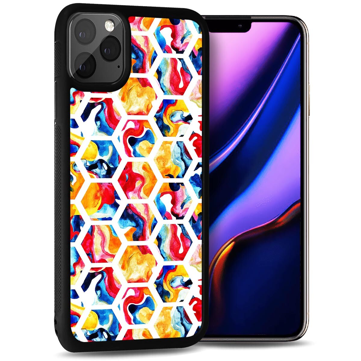 ( For iPhone 11 Pro Max ) Back Case Cover AJ12602 Abstract Cell | eBay