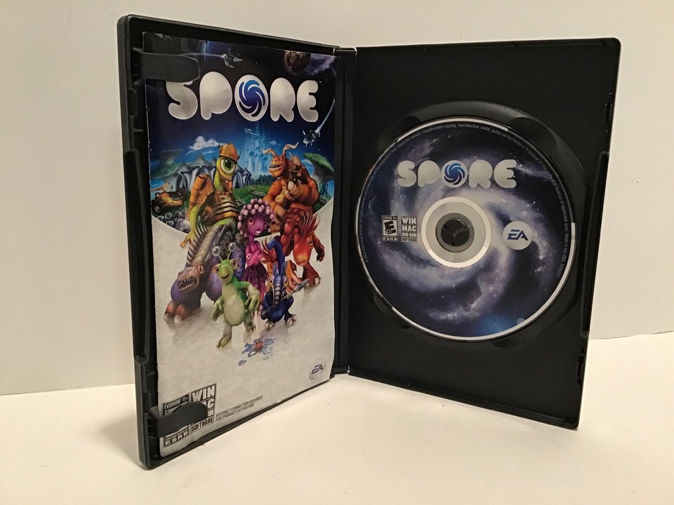 Spore PC Win Mac DVD-Rom EA Electronic Arts Games - Complete with ...