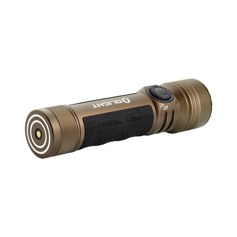 Olight Seeker 4 Pro Desert Tan Flashlight, Versatile Holster, 4600 ...