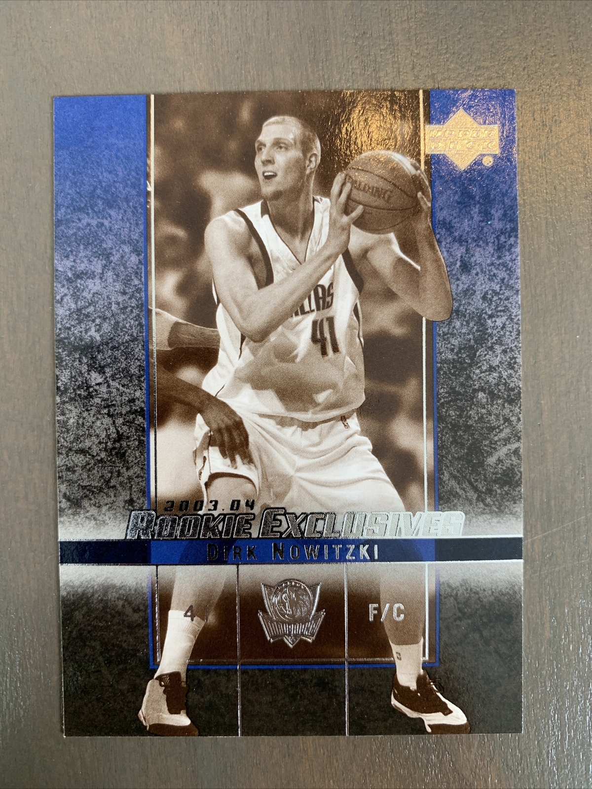2003-04 Upper Deck Rookie Exclusives Dirk Nowitzki VARIATION | eBay