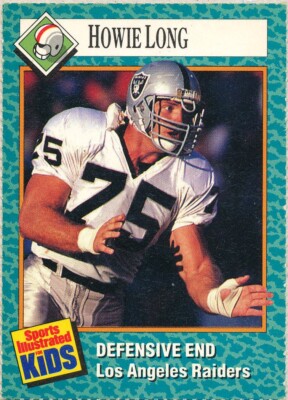 SPORTS-ILLUSTRATED for-KIDS Howie Long RAIDERS Villanova HOF | eBay
