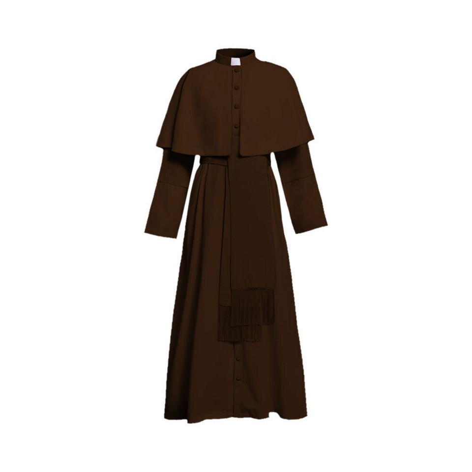 Catholic Bishop Roman Black Cassock Soutane Clergy Priest Cassock Tab ...