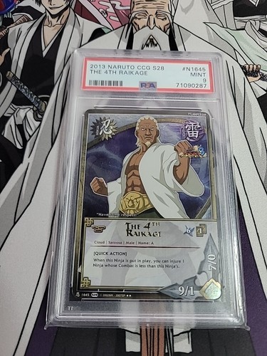 The 4th Raikage Foil #1645 PSA 9 | eBay