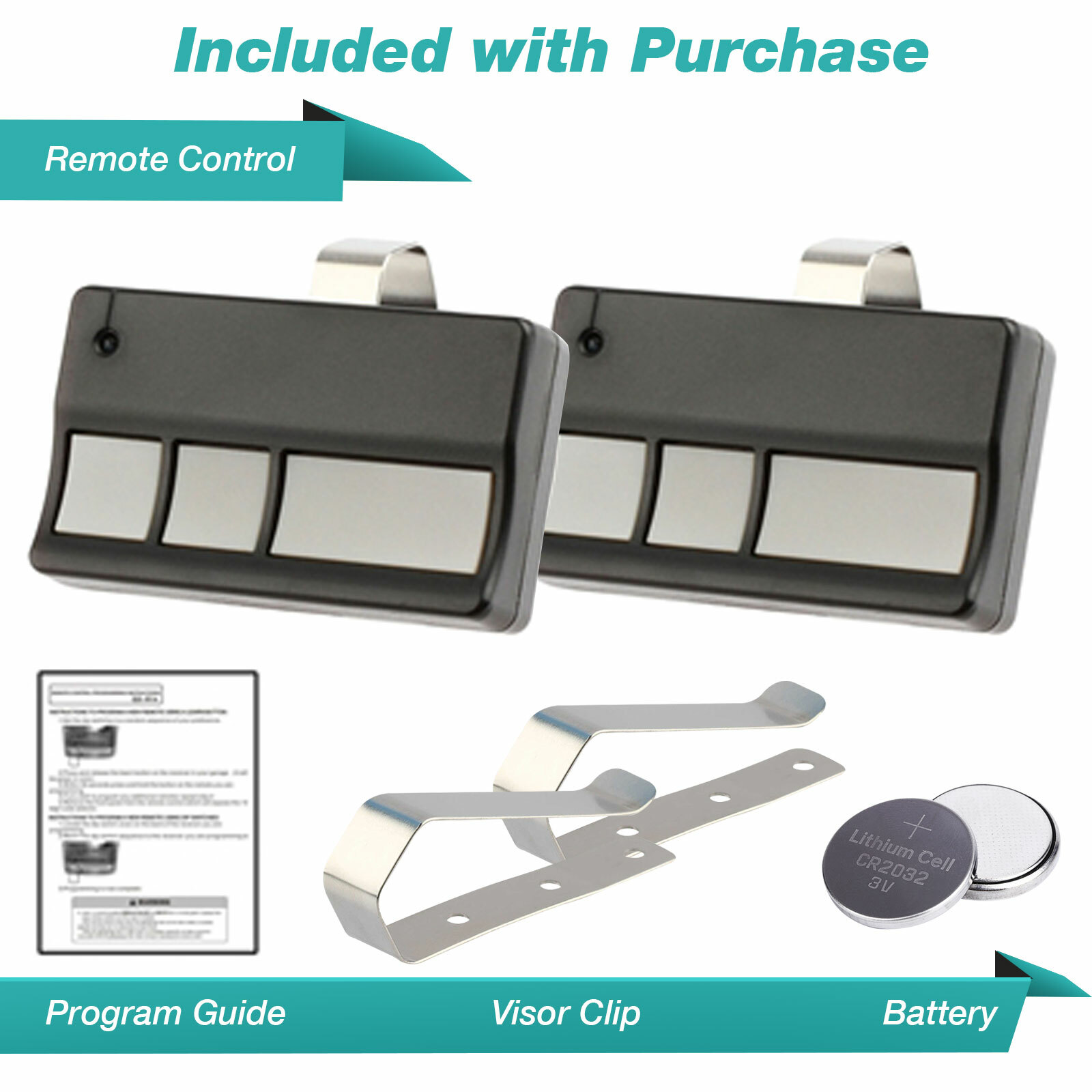 2 For LiftMaster 61LM 62LM 63LM 9 Code Switch Garage Door Car Remote | eBay