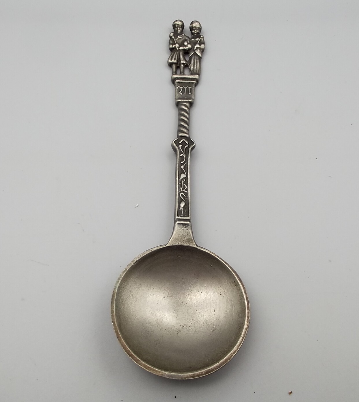 Vtg Dutch Pewter Wedding Ceremonial Collector Spoon Zinn 95% Gilde ...