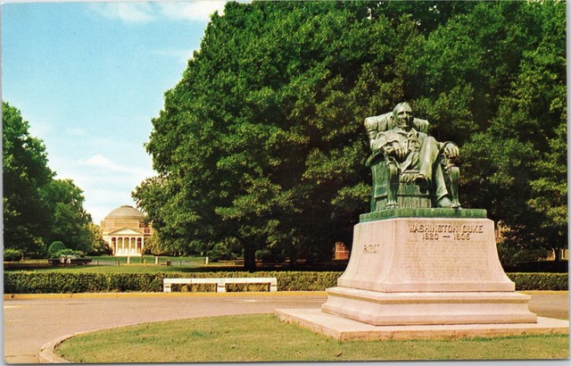 Duke University - Washington Duke statue and Woman's College Auditorium ...