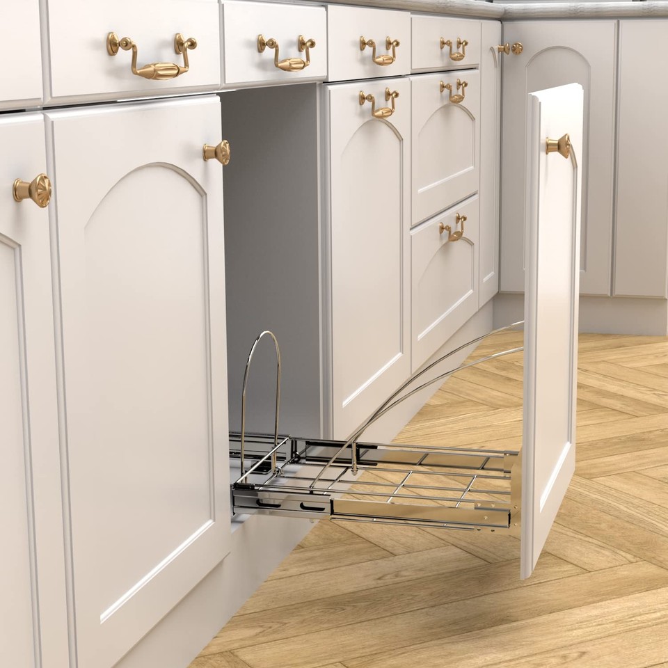 Pull Out Trash Can Under Cabinet,Cabinet Garbage Can Pull Out Kit with ...
