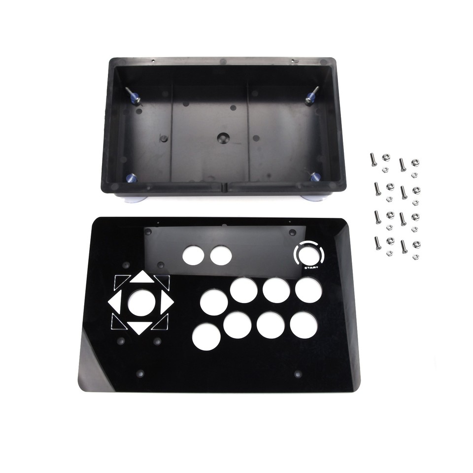 Arcade Joystick Acrylic Panel and Case DIY Game PC Rocker Joystick for ...
