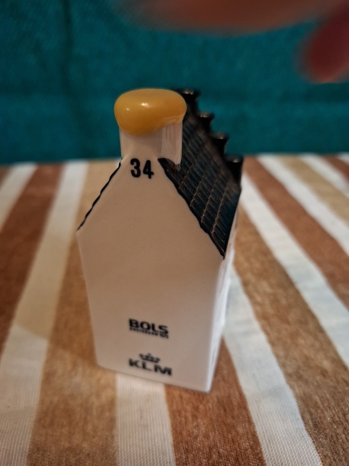 KLM Bols Blue Delft Miniature House - Number 34 | eBay UK