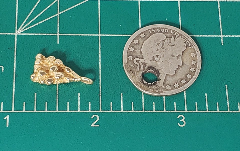 Vintage 14K Yellow Gold Nugget Style Charm or Necklace Pendant Lot | eBay
