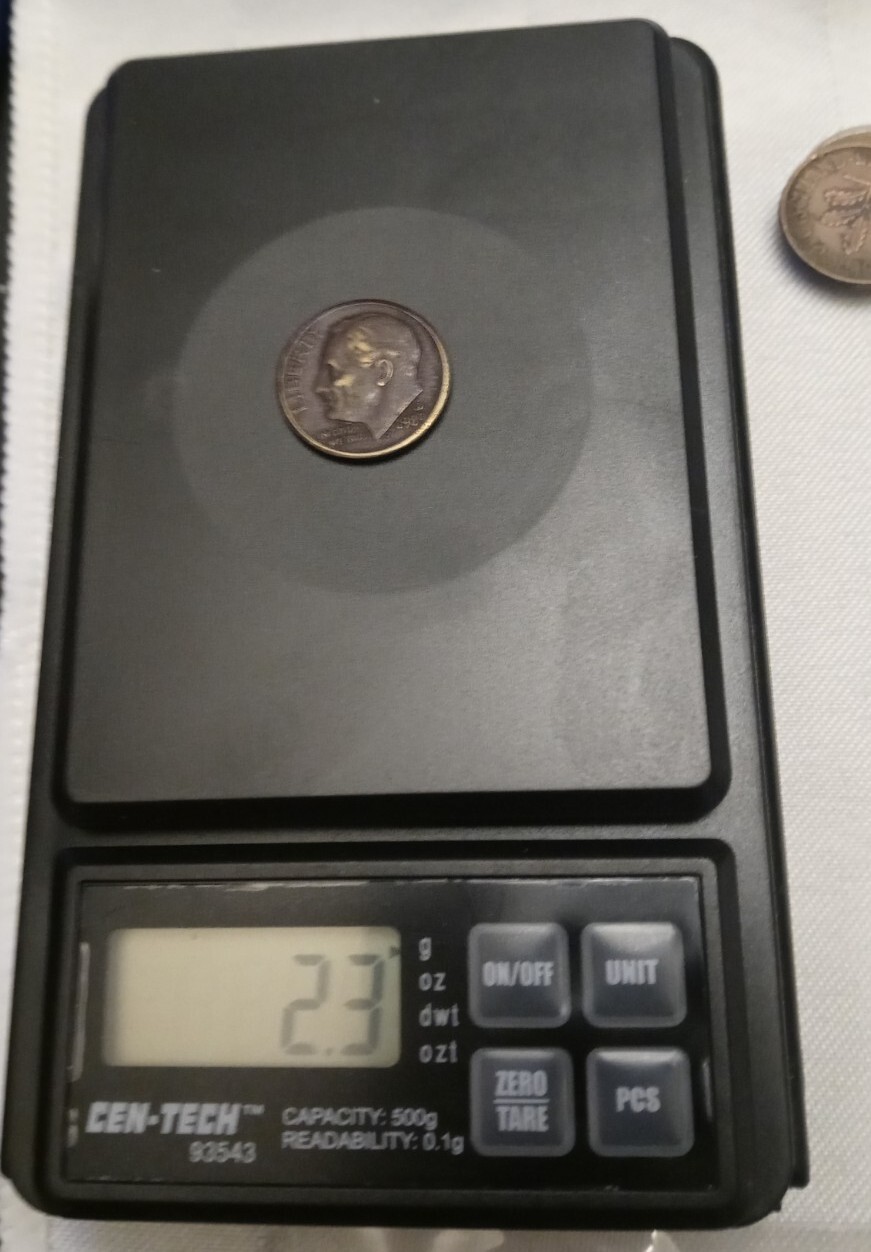 1989 D Dime Missing Clad Layer Reverse+obverse Rare just beautiful ...