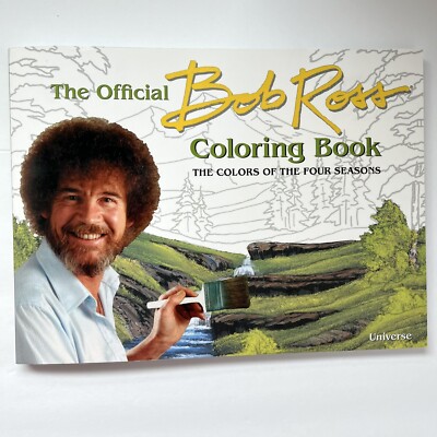 The Official Bob Ross Coloring Book : The Colors of the Four Seasons by ...