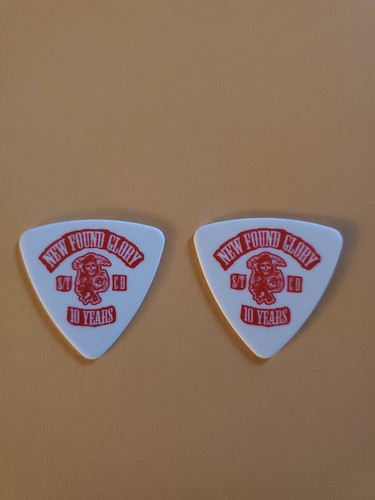 NEW FOUND GLORY NFG SELF TITLED 10 YEAR ANNIVERSARY RED LOGO GUITAR- 2 ...
