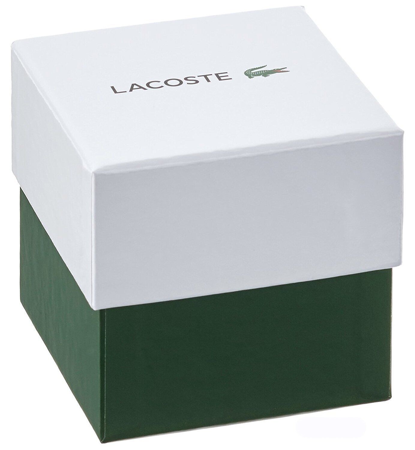 LACOSTE Ladycroc Women's Silver Tone Logo Dial 36mm Watch NIB 2001189 ...