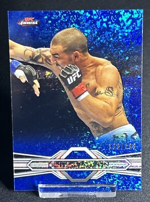 2013 Cub Swanson ROOKIE UFC Finest BLUE SPARKLE REFRACTOR SP #/188 | eBay