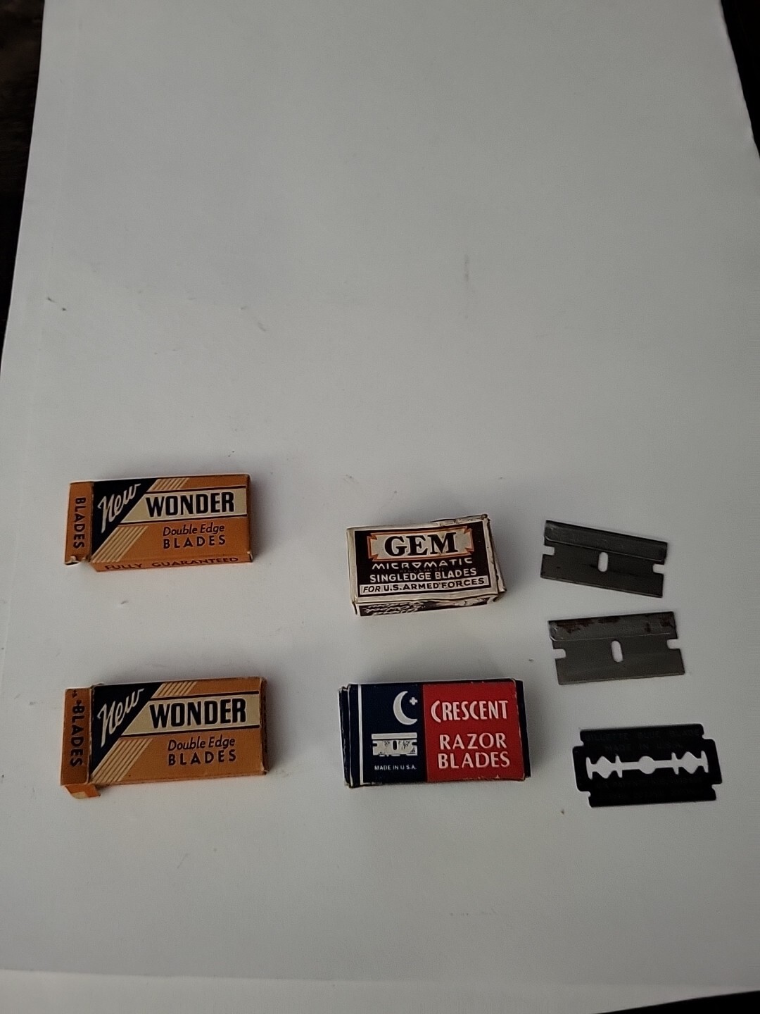 Misc Lot Of Vintage Razor Blades | eBay